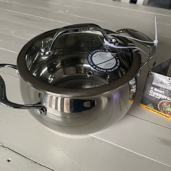 David Burke | Kitchen | Nwt David Burke 2 Quart Stainless Steel ...